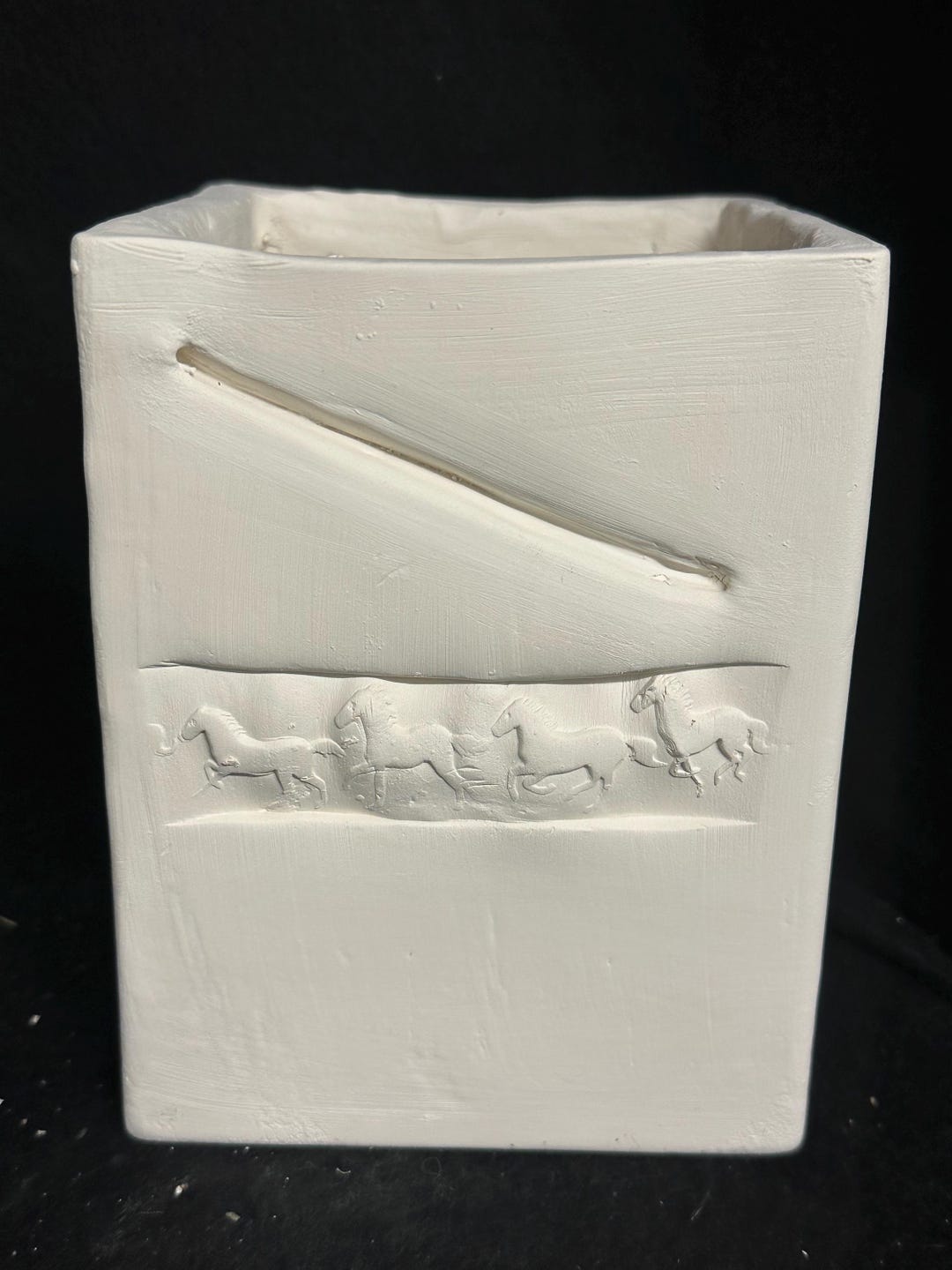 HORSE HAIR POTTERY Vase Horsehair Vase Pet Memorial One of a Kind Braid ...