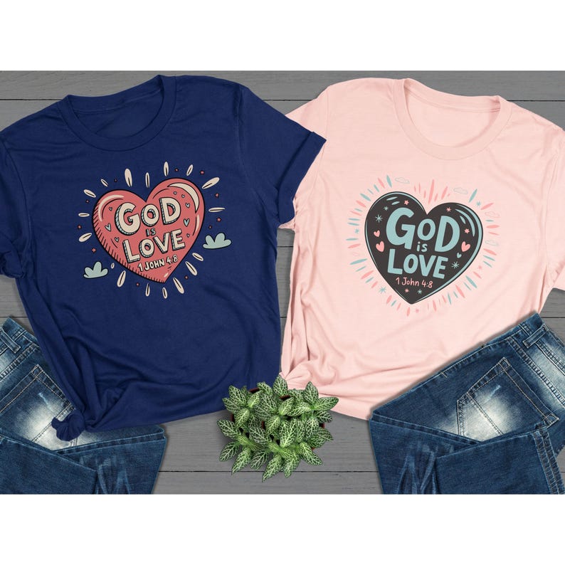 God is Love SVG PNG: Christian Bible Verse Designs (digital Download ...