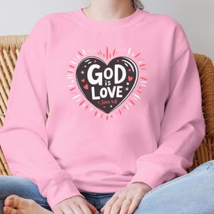 God is Love SVG PNG: Christian Bible Verse Designs (digital Download ...