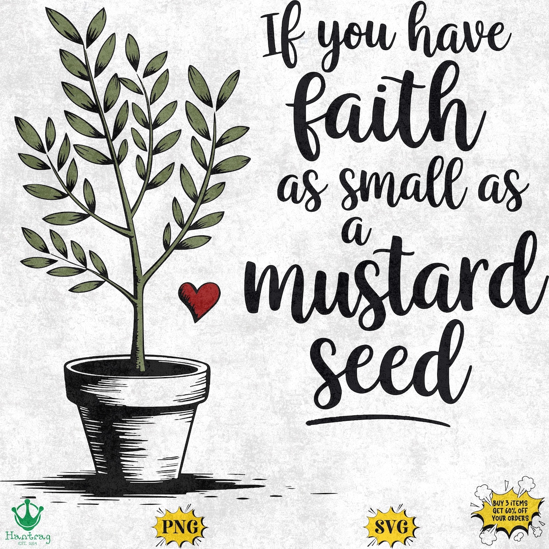 2 DESIGNS, Matthew 17:20 Png Svg, Religious Svg,bible Verse Shirt ...