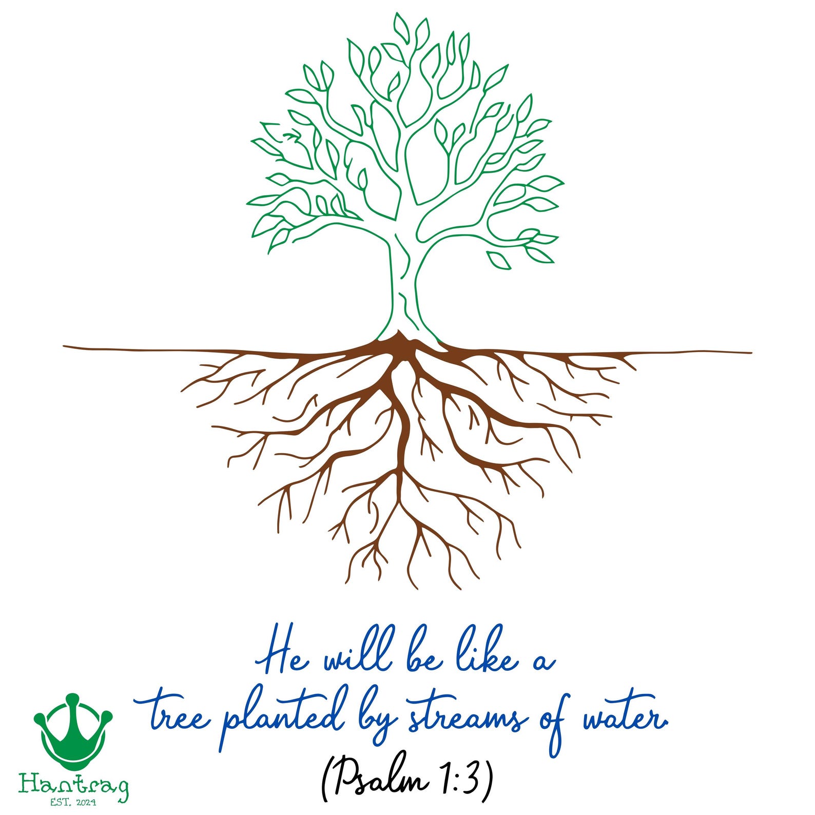 Christian SVG, Bible Verse Psalm 1:3 Tree Design, Religious Shirt PNG ...