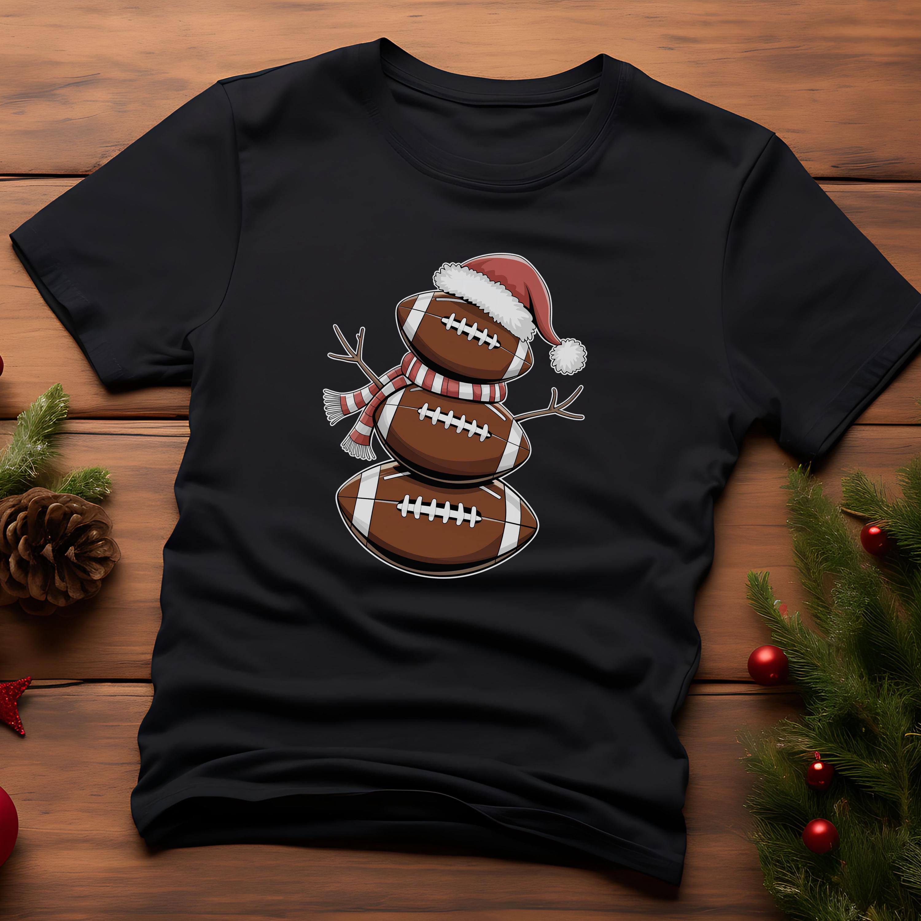 Snowman Football Christmas PNG, Watercolor Soccer Mom Design (digital ...