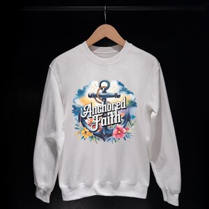 4 DESIGNS, Anchored in Faith PNG, Christian Svg Png, Jesus Svg ...