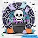 Halloween Clipart: Pumpkin, Skull, Spider Web (PNG SVG EPS) - Etsy