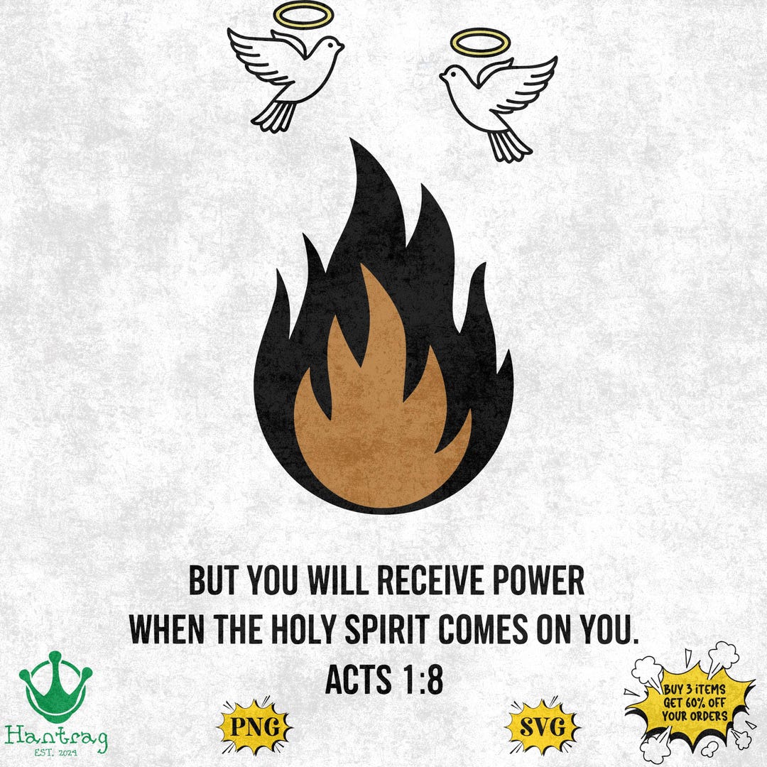 4 DESIGNS,ACTS 1:8, Christian Svg Png, Jesus Svg, Religious Svg, Bible ...