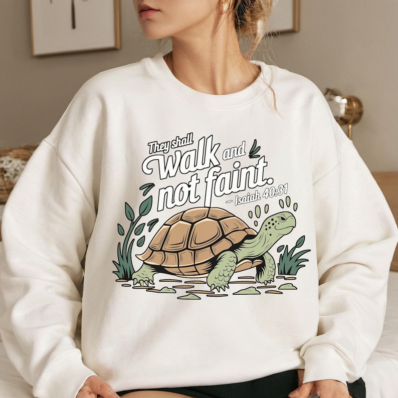 Isaiah 40:31 Turtle SVG, Christian Bible Verse PNG (digital Download ...