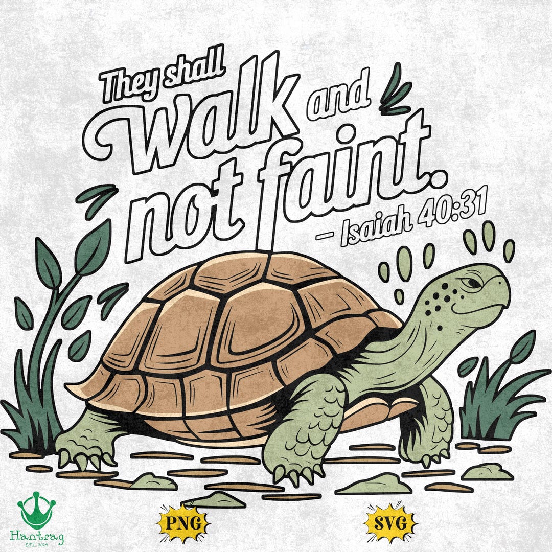 They Shall Walk and Not Faint SVG, Isaiah 40:31, Christian T Shirt ...