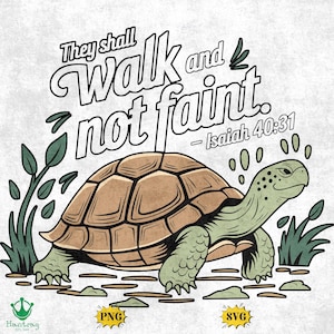 They Shall Walk and Not Faint SVG, Isaiah 40:31, Christian T Shirt ...
