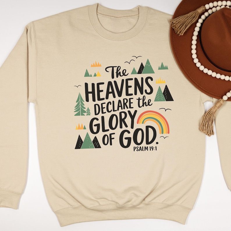 2 the Heavens Declare the Glory of God Png Svg, Psalm 19:1, Psalm ...