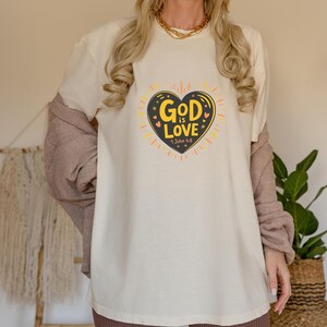 God is Love SVG PNG: Christian Bible Verse Designs (digital Download ...