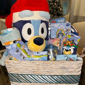 Jumbo Bluey Holiday Basket - Etsy
