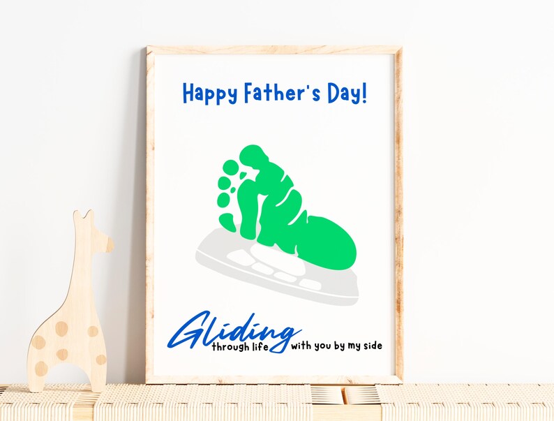 Father's Day Footprint Art, Father's Day Handprint Art, Fathers Day ...