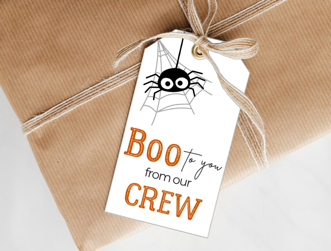Halloween Gift Tags, Halloween Treat Gift Tag, Happy Halloween Gift Tag ...