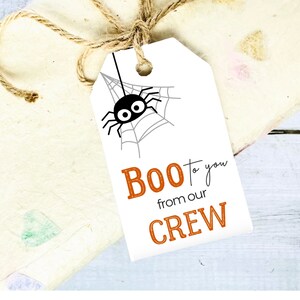 Halloween Gift Tags, Halloween Treat Gift Tag, Happy Halloween Gift Tag ...