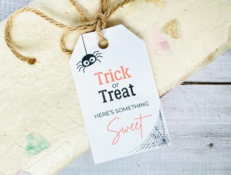 Halloween Gift Tags, Halloween Treat Gift Tag, Happy Halloween Gift Tag ...