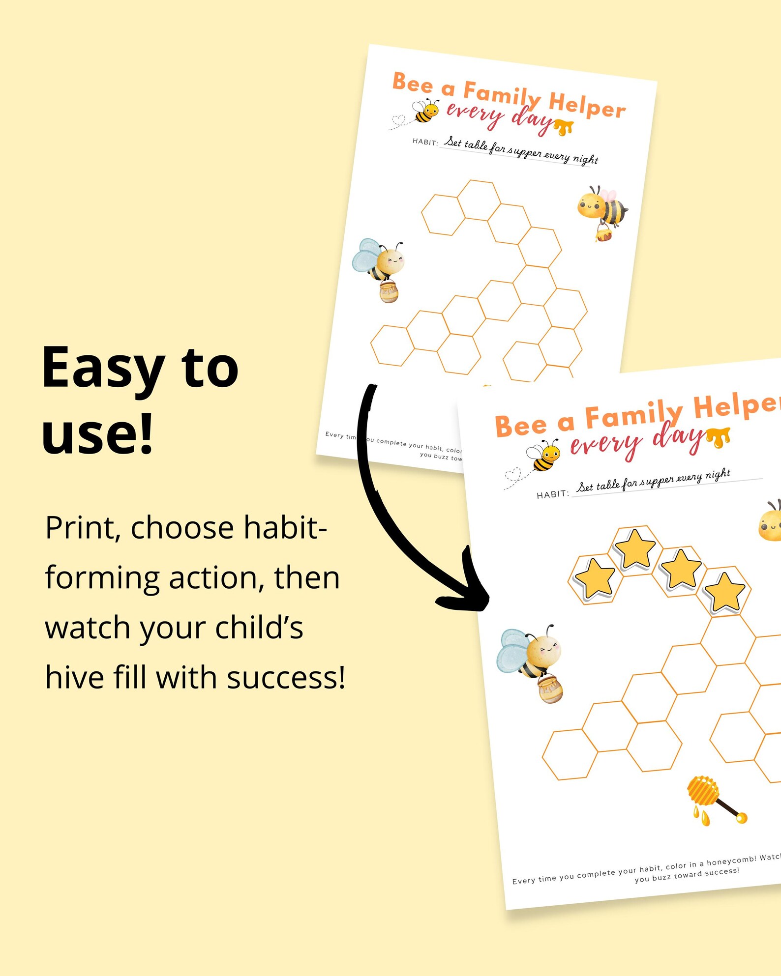 Kids Habit Tracker | Daily Habit Tracker for Kid | Weekly Habit Tracker ...