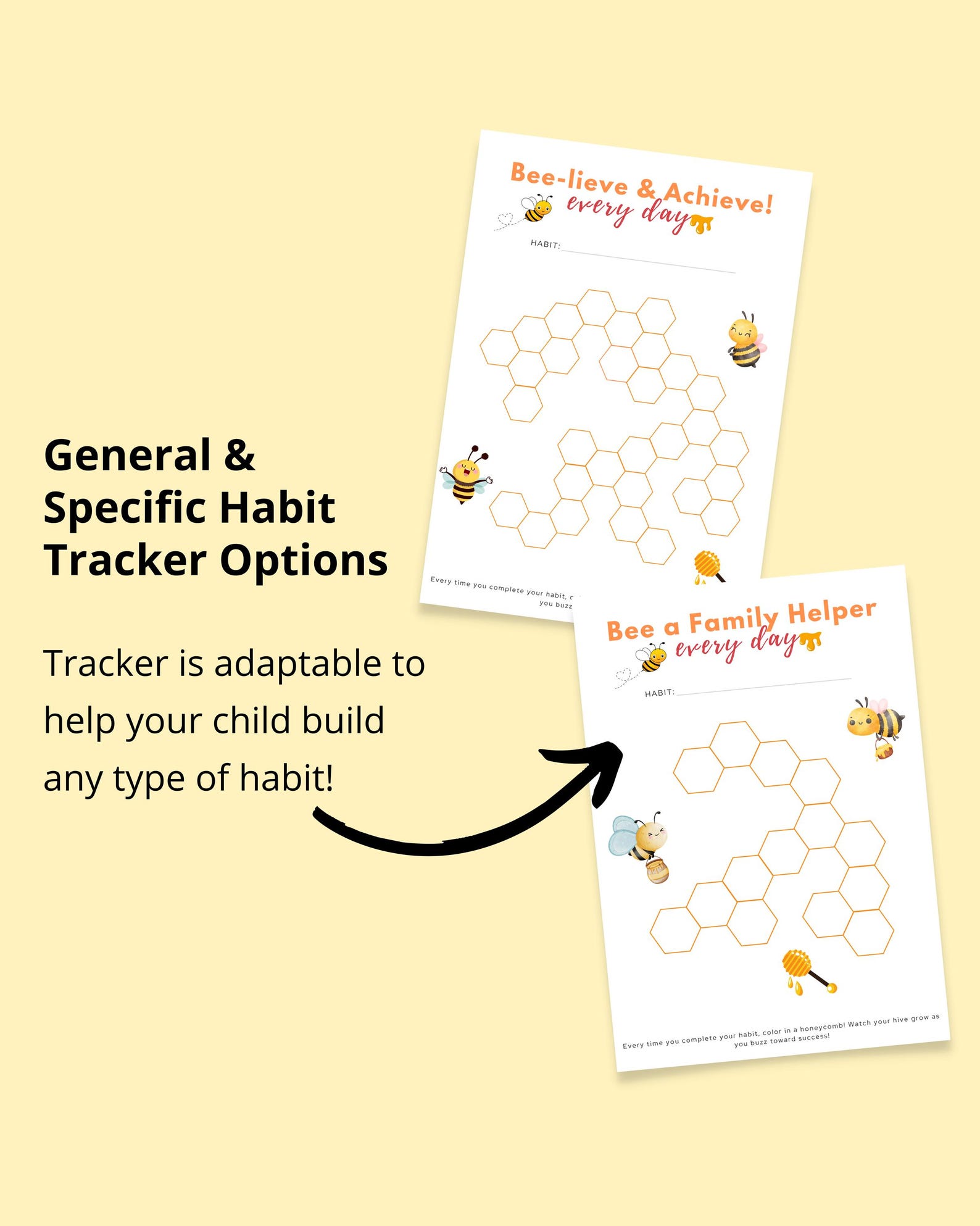 Kids Habit Tracker | Daily Habit Tracker for Kid | Weekly Habit Tracker ...