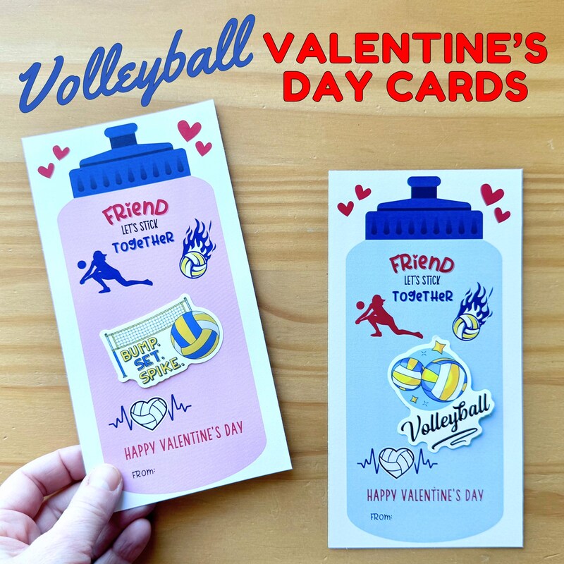Volleyball Valentine - Etsy