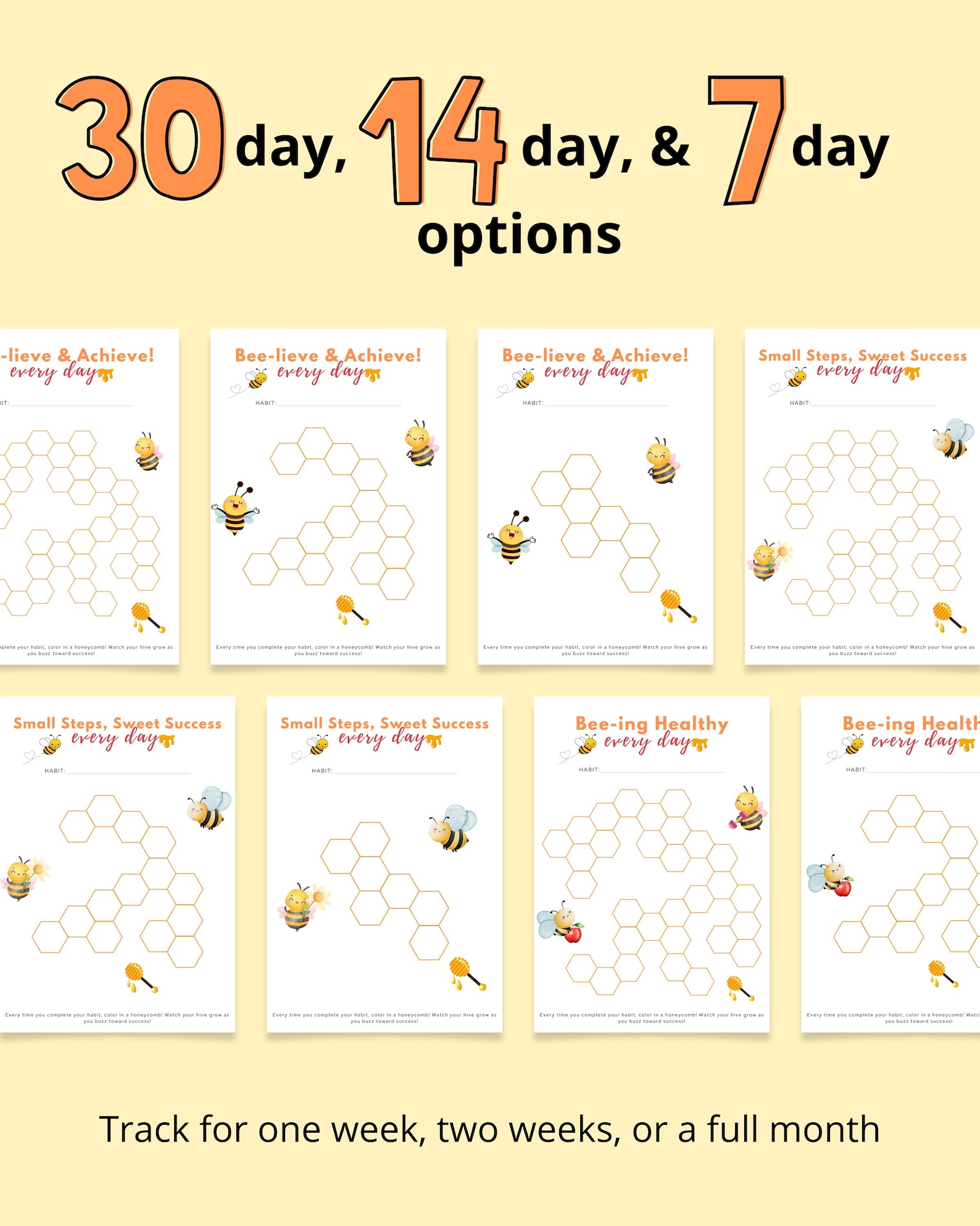 Kids Habit Tracker | Daily Habit Tracker for Kid | Weekly Habit Tracker ...
