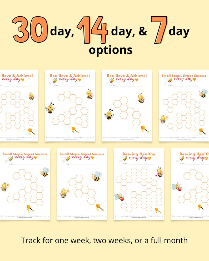 Kids Habit Tracker | Daily Habit Tracker for Kid | Weekly Habit Tracker ...