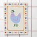 Colorful Western Chicken Print, Cottage Core Art, Funny Printable, Farm ...