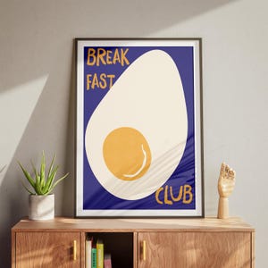 Egg Poster, Minimalist Egg Poster, Egg Wall Art, Colorful Wall Art ...