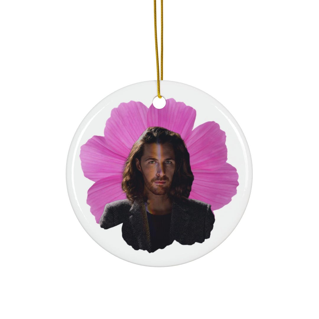 Hozier Ceramic Ornament, Hozier Flower Design, Christmas Tree ...