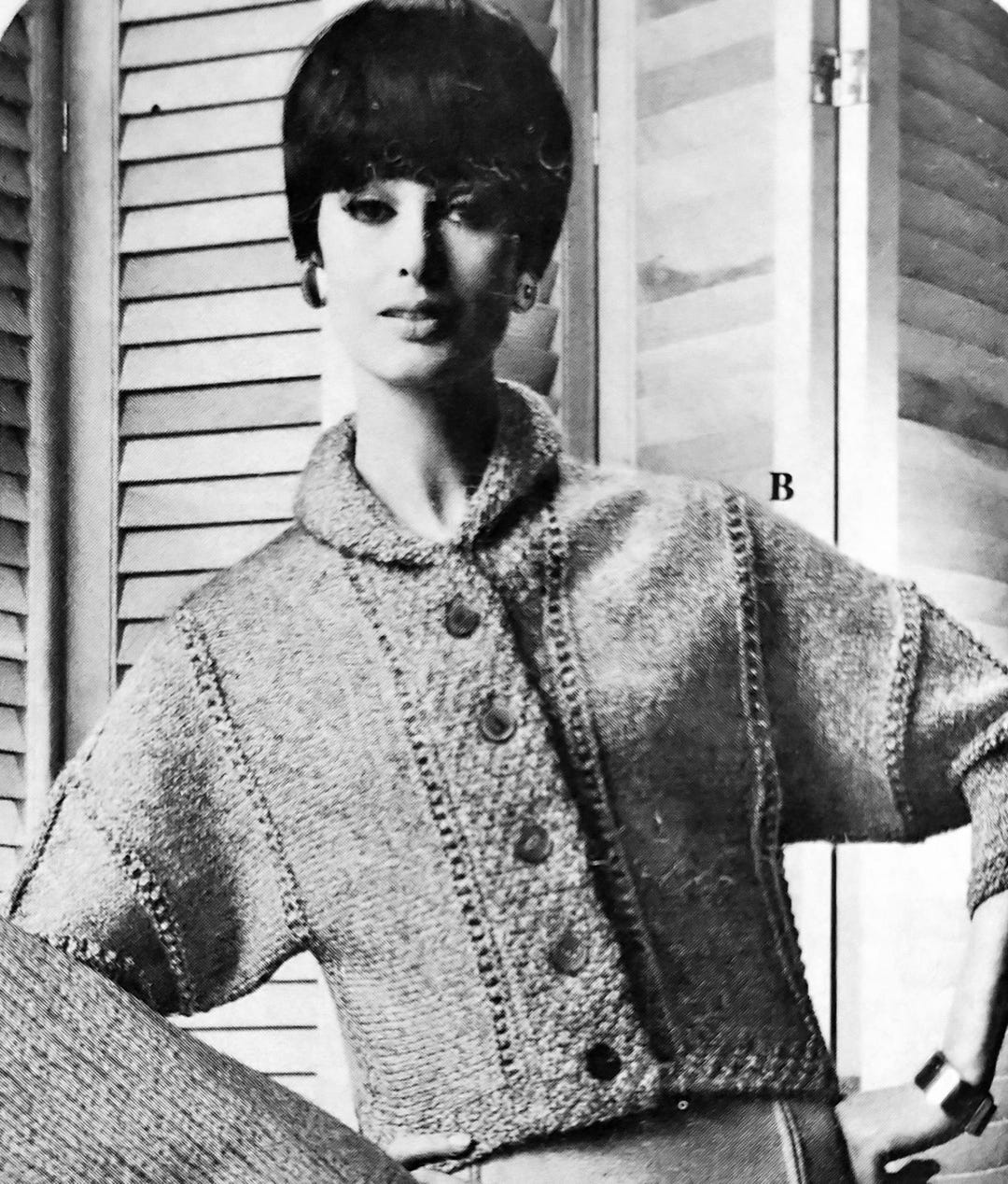 Dolman Sleeve Jacket Vintage PDF Pattern - Etsy