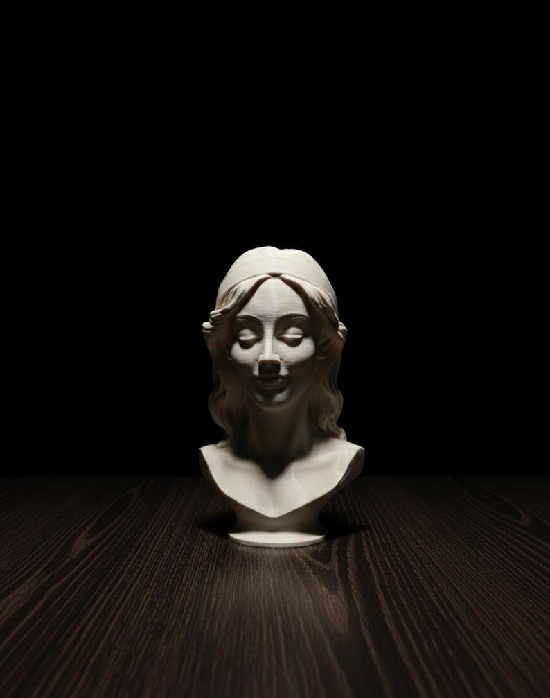 Silent Grace Portrait Art Bust With Calm Expression Decorative ...