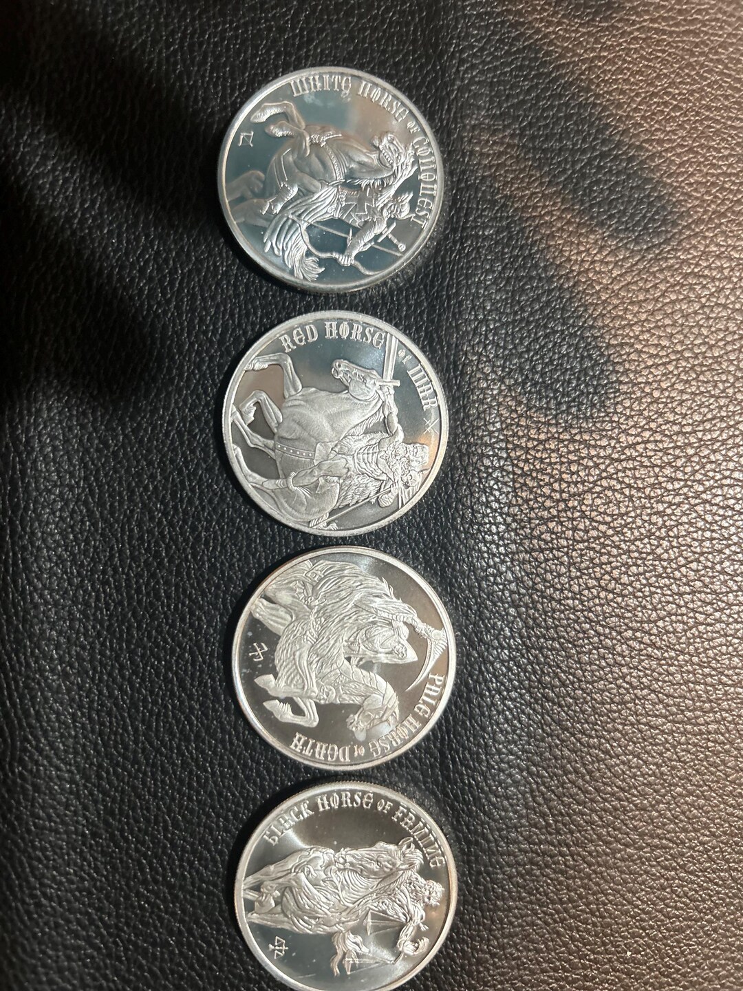 Four Horsemen of the Apocalypse Silver Coins - Etsy