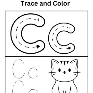 Alphabet Tracing Bundle (digital Download) - Etsy