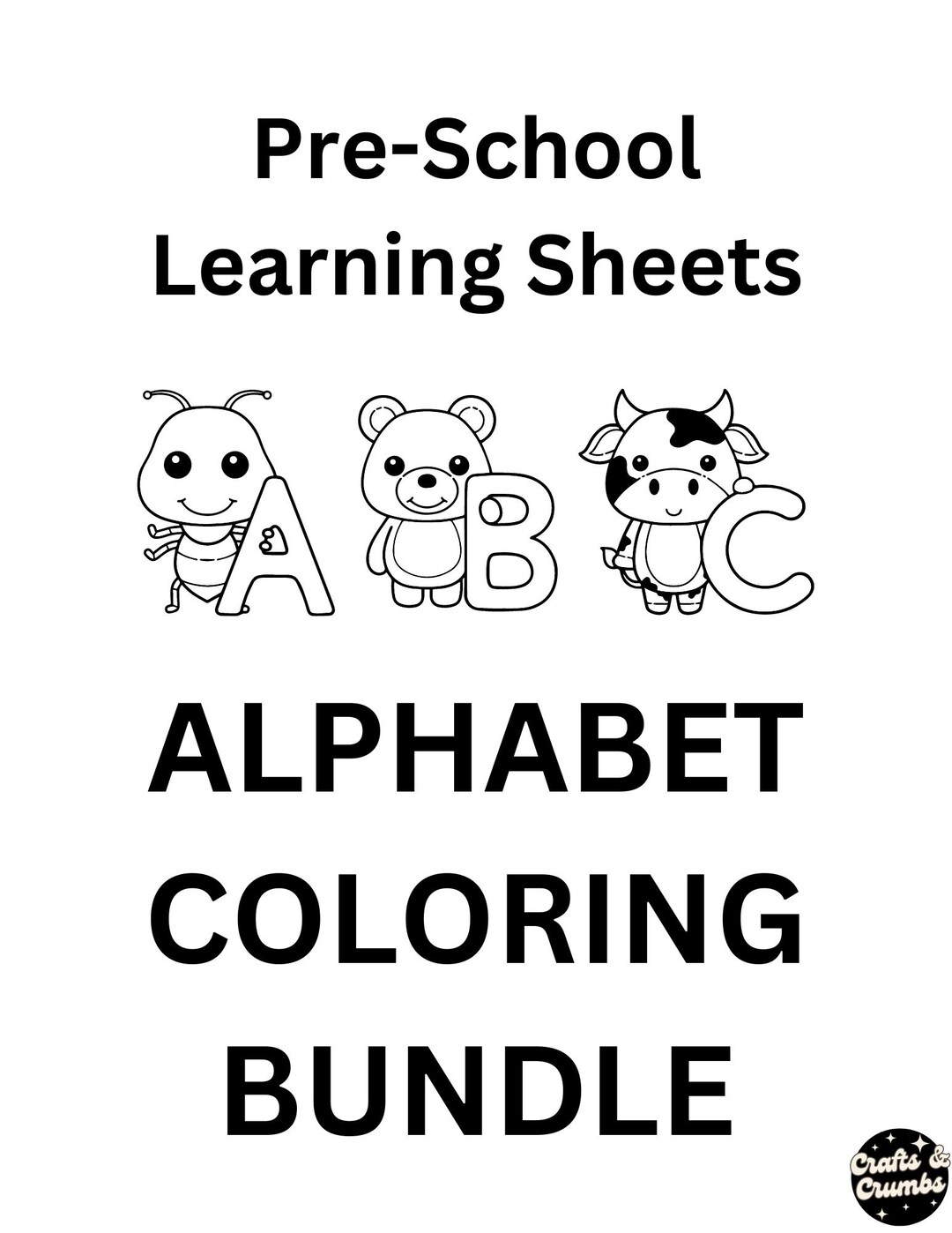 Coloring Alphabet Bundle (digital Download) - Etsy