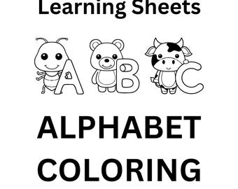 Alphabet Tracing Bundle (digital Download) - Etsy