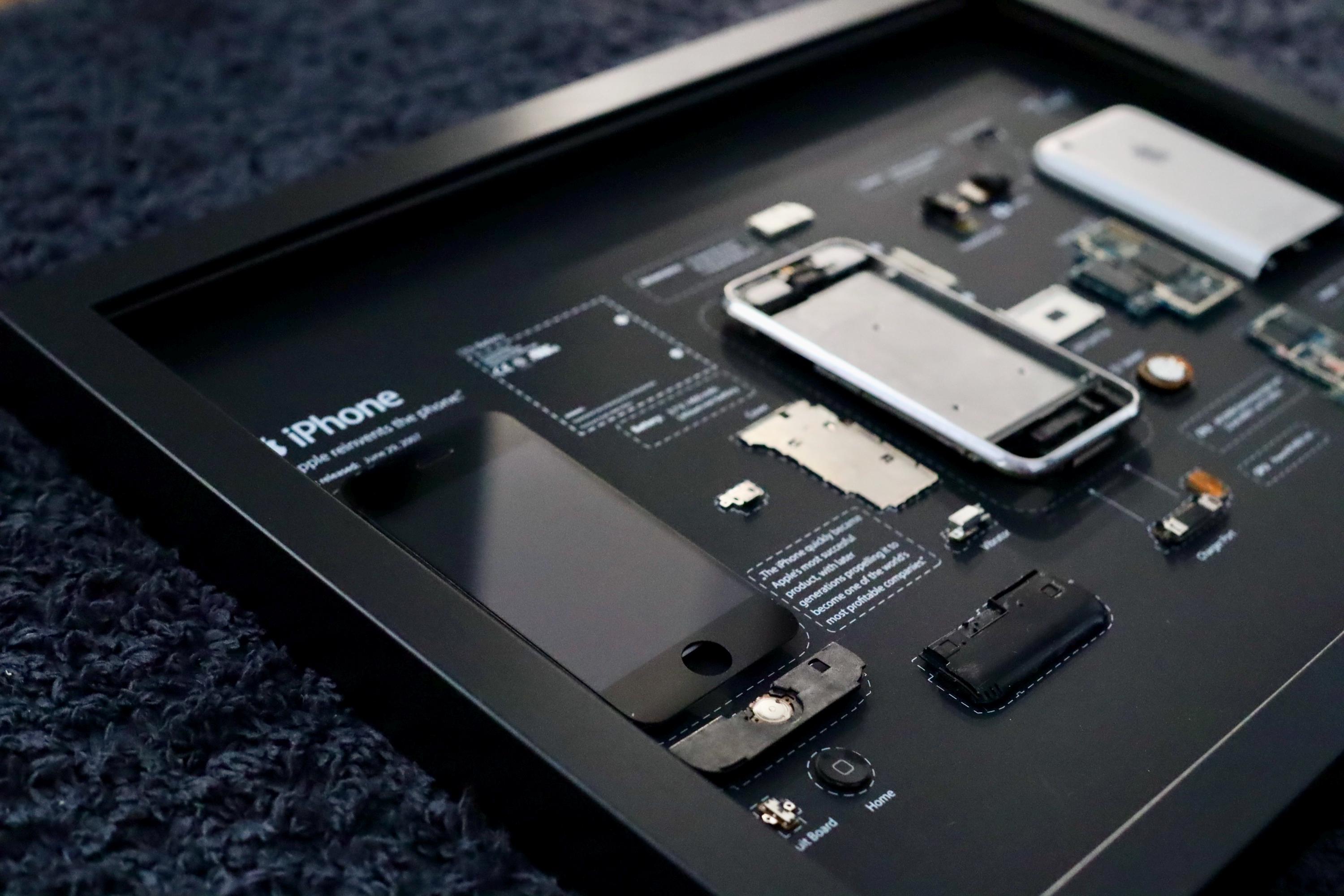 IPhone 1st Gen Teardown Poster: Printable DIY Wall Art (PDF Download ...