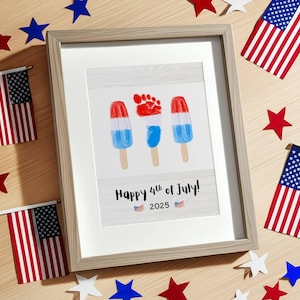 4th of July Handprint Craft for Kids - Etsy