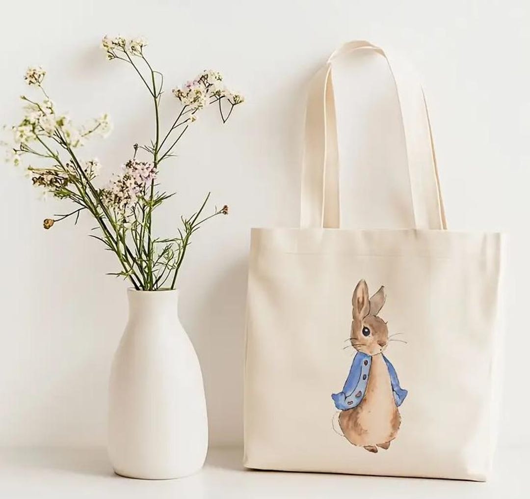 Peter Rabbit Tote Shoulder Bag, 1 Pc Canvas - Etsy