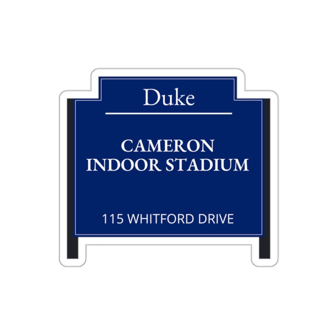 Cameron Indoor Stadium Die-cut Sticker | Duke Basketball Sticker - Etsy