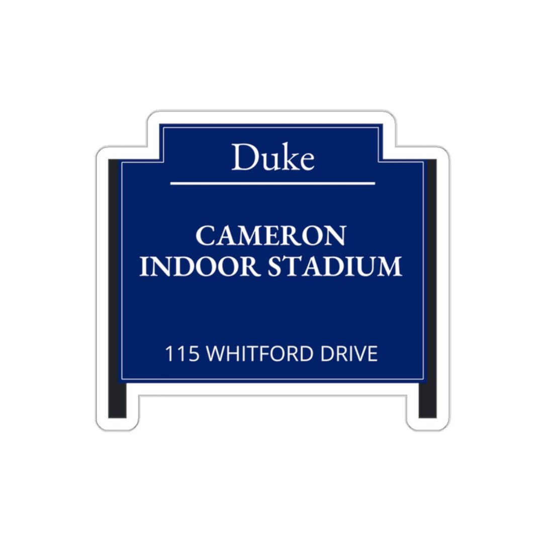 Cameron Indoor Stadium Die-cut Sticker Duke Basketball Sticker - Etsy