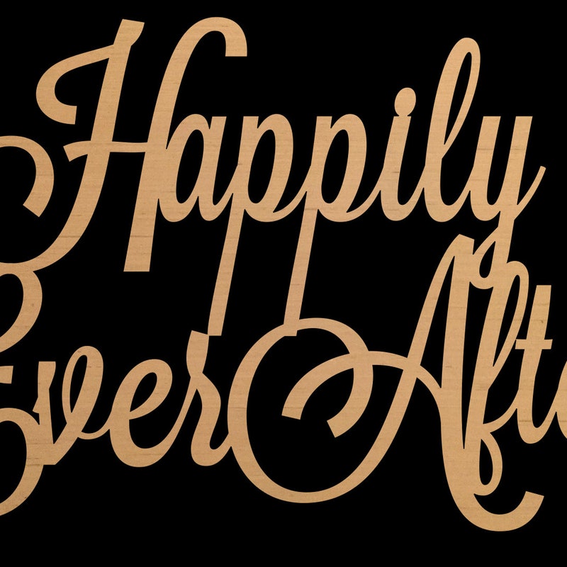 Happily Ever After Sign - Etsy