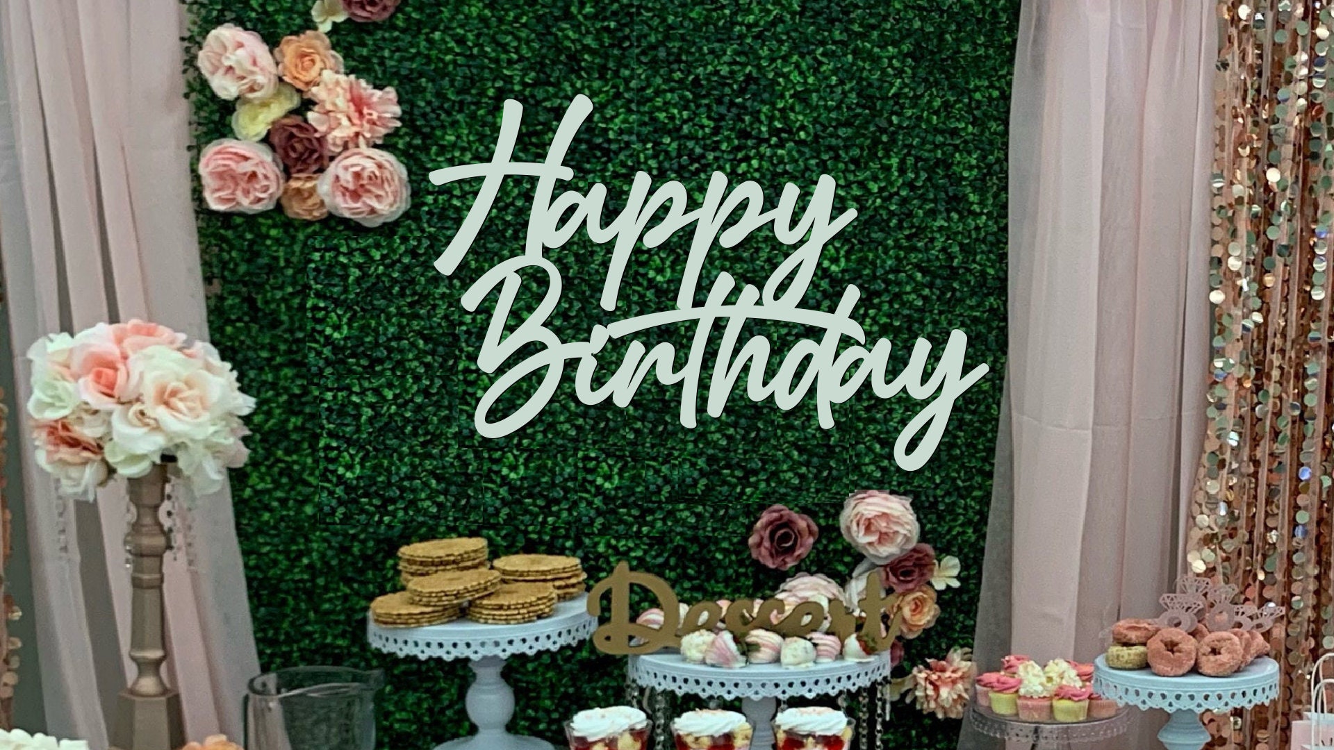 Happy birthday wood sign Happy Birthday Sign 17 inch tall x | Etsy