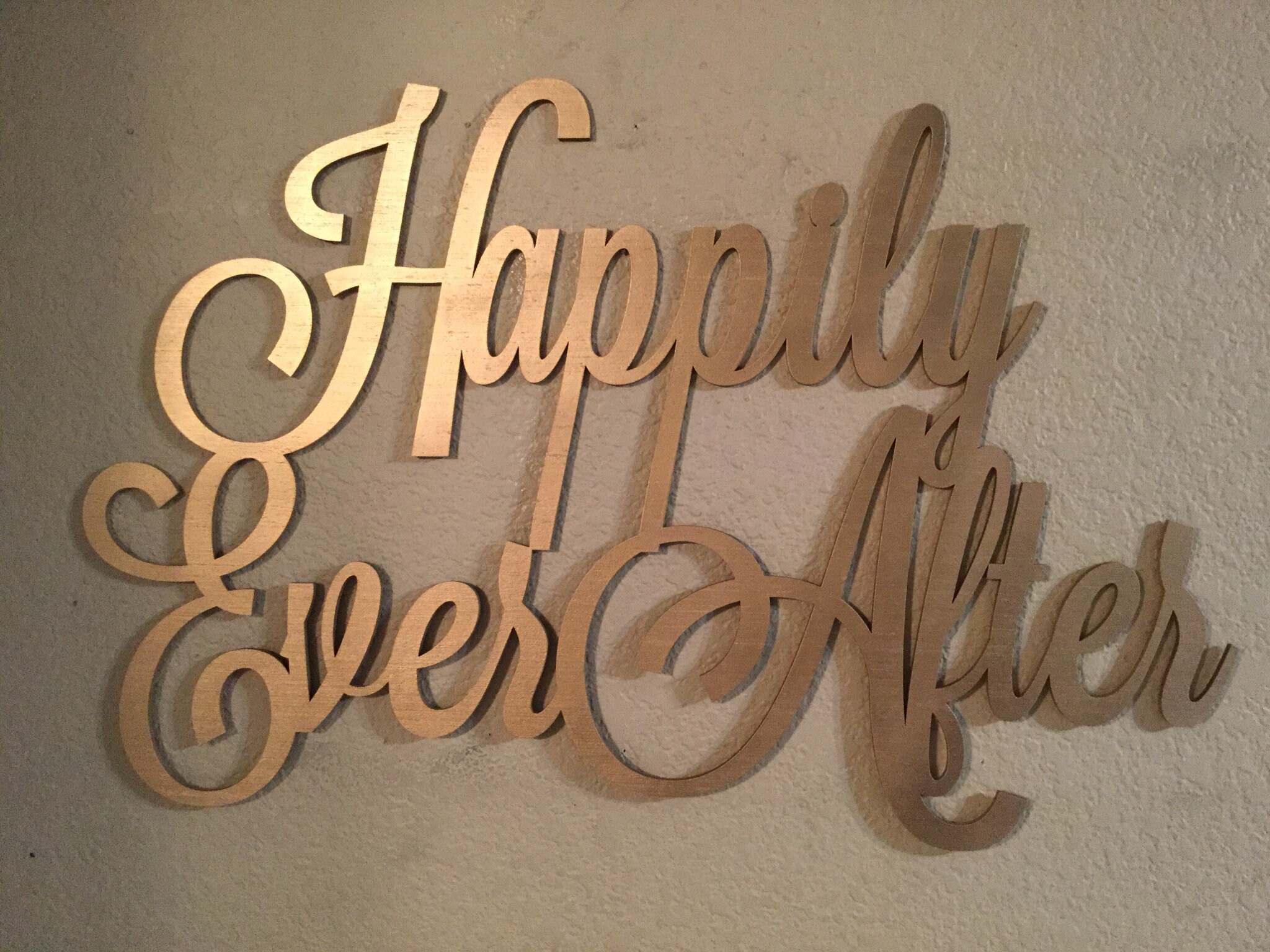 Happily Ever After Sign for Wedding Bridal Shower Decoration | Etsy