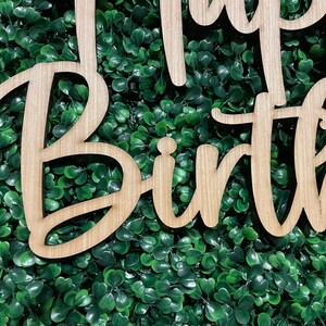 Happy Birthday Sign, Happy Birthday Banner, Door Hanger, Wall Decor ...