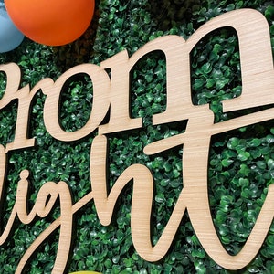 Unfinished Wood Prom Night Sign, DIY Party Decor - Etsy