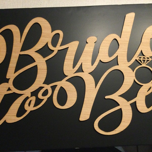 Bride to Be Wood Sign - Etsy