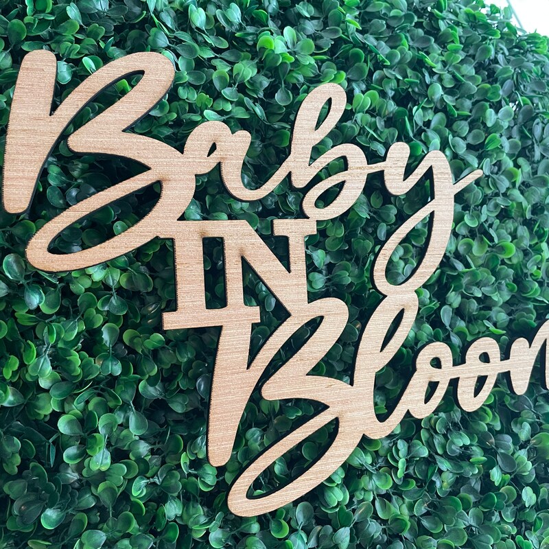 Baby in Bloom Sign Neon - Etsy