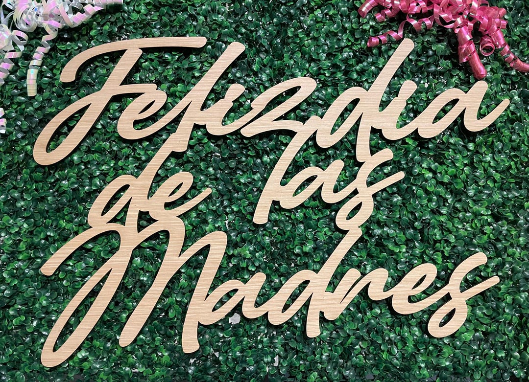 Feliz Dia De Las Madres Spanish Española Wood Sign, Happy Mother's Day ...