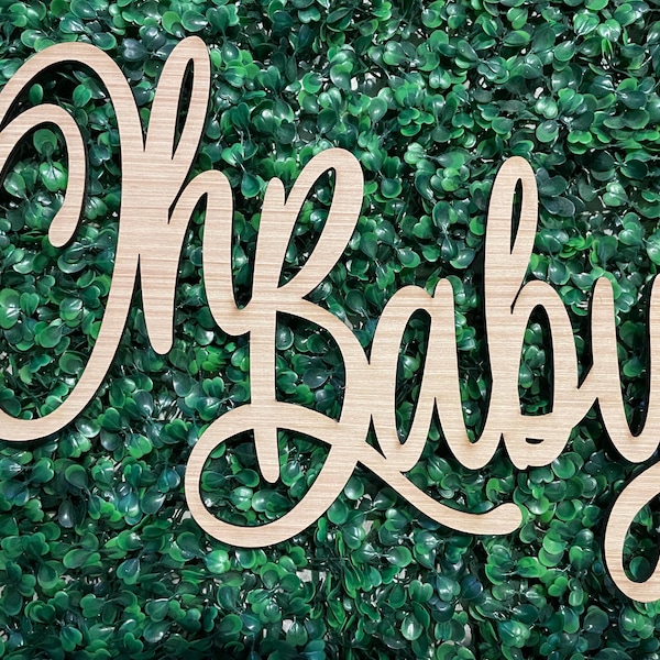 Oh Baby Sign - Etsy
