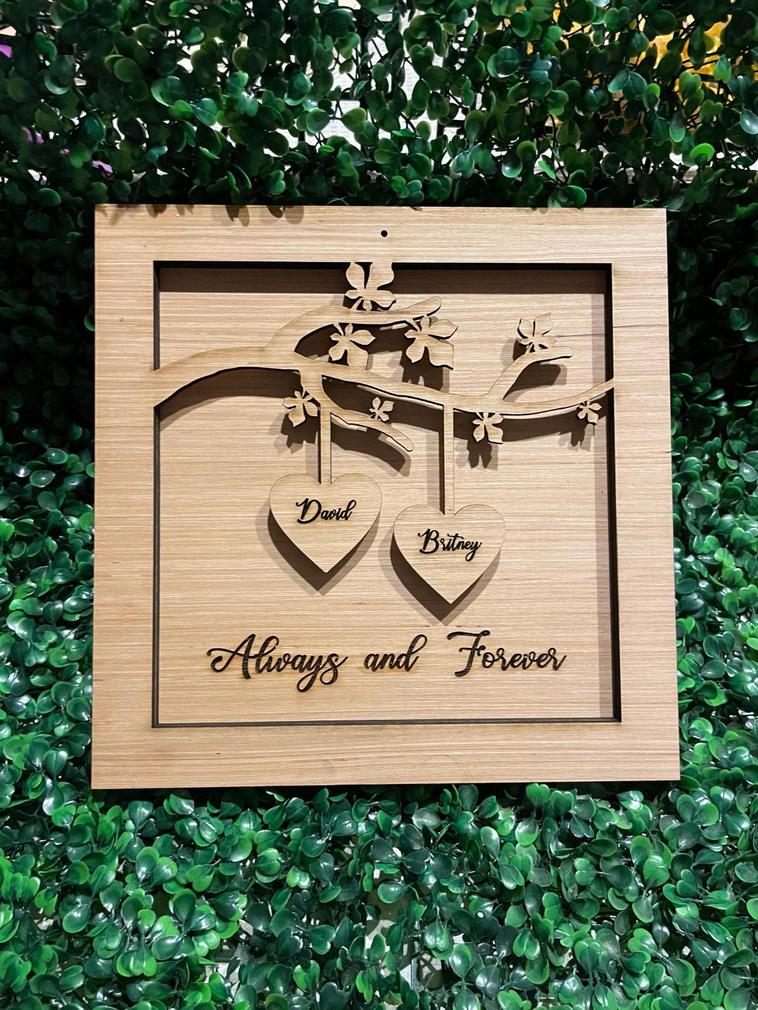 Personalized Wooden Sign Couples Custom Wood Sign Anniversary Gift ...