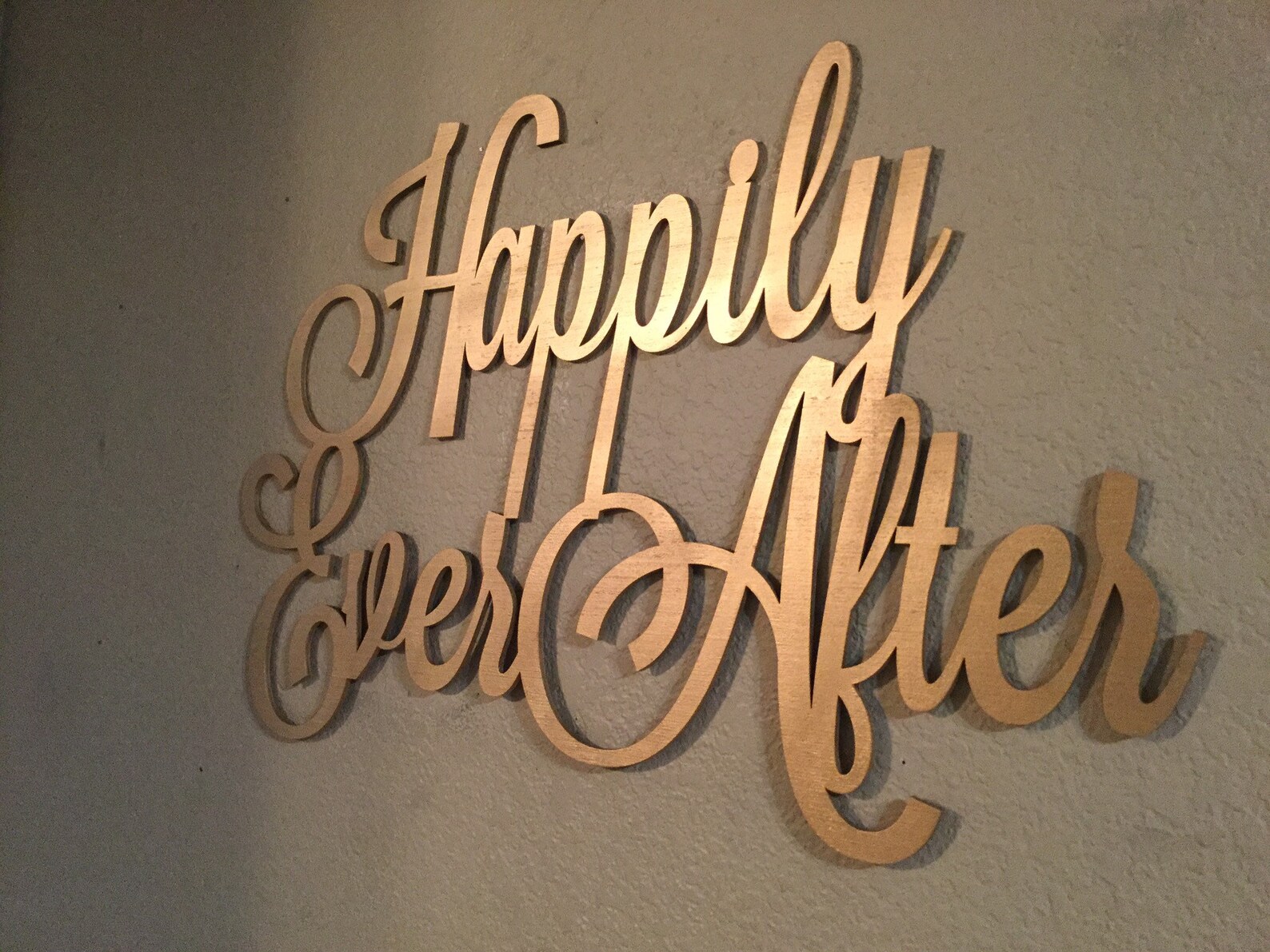 Happily Ever After Sign for Wedding Bridal Shower Decoration | Etsy