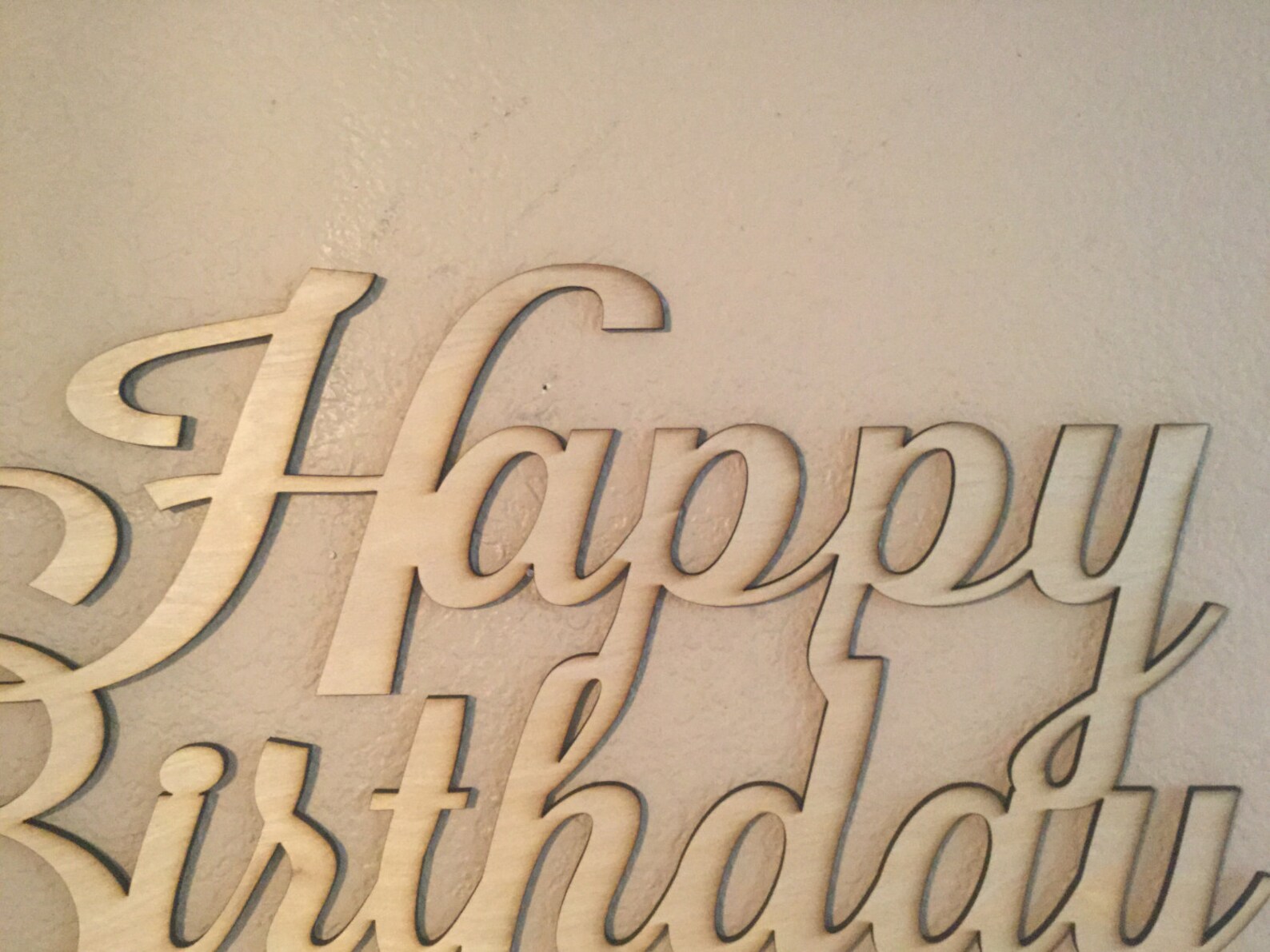 Happy Birthday Sign 17 Inch Tall X 26 Inch Style LAV MAX | Etsy